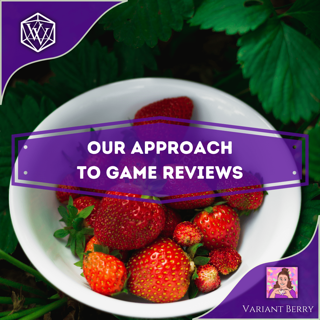 Our Approach to Game Reviews - Variant Ventures