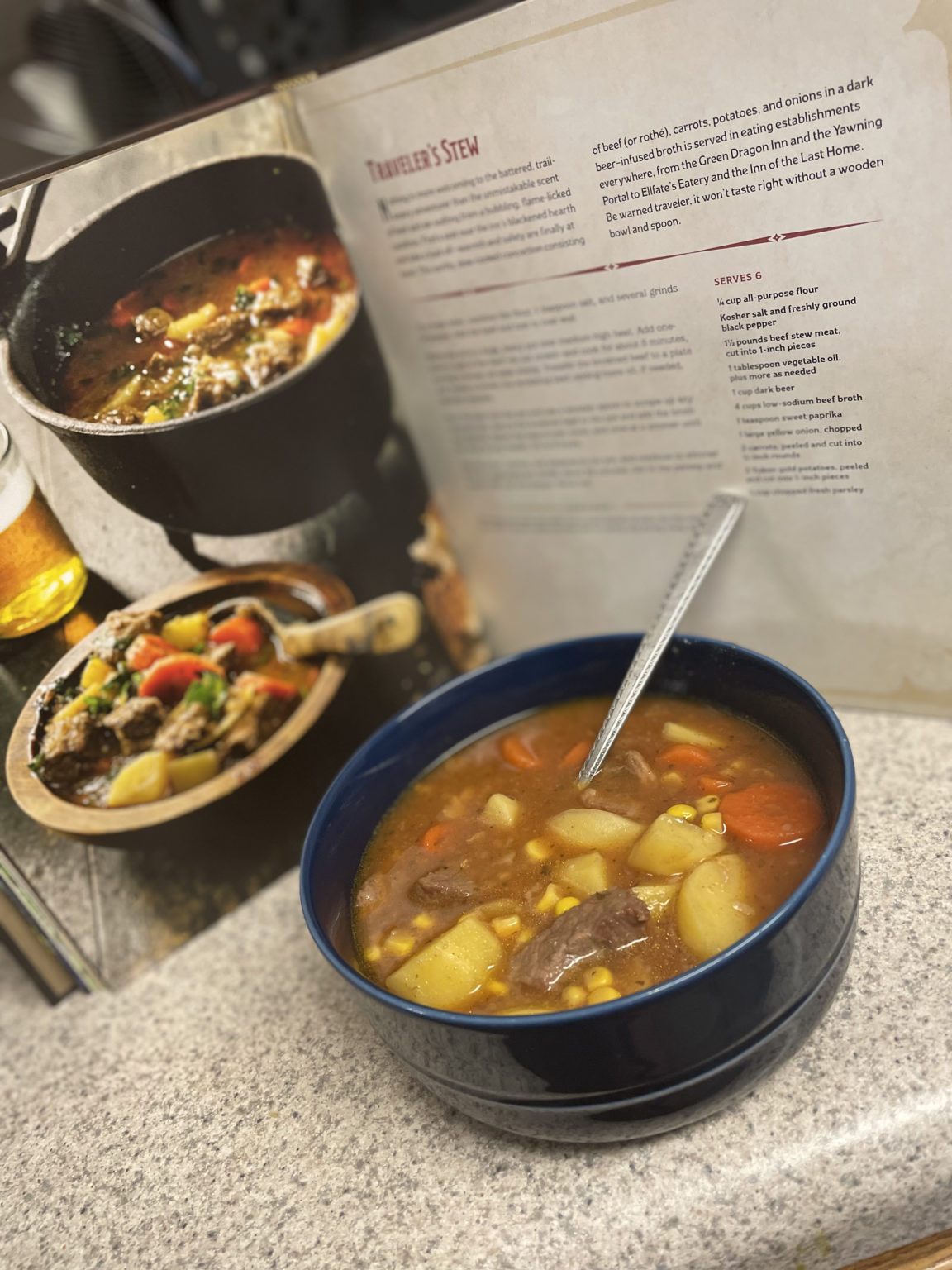 Heroes' Feast Cookbook Cook-Through: Traveler's Stew - Variant Ventures