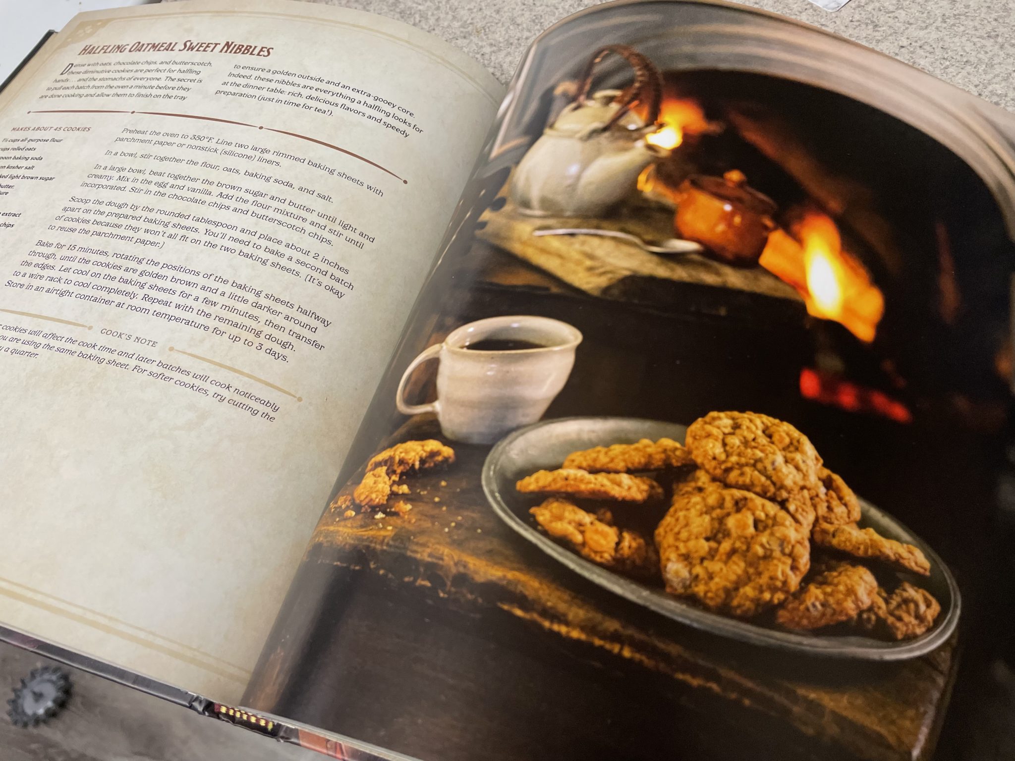 Heroes' Feast Cookbook Cook-Through: Halfling Oatmeal Sweet Nibbles ...