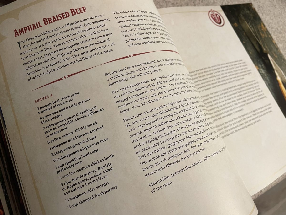 Heroes' Feast Cookbook Cook-Through: Amphail Braised Beef - Variant ...